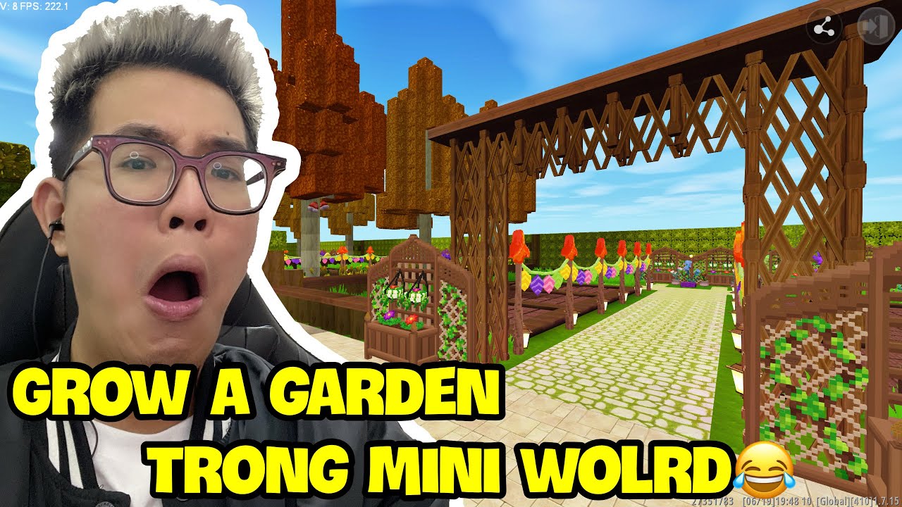 GROW A GARDEN NHƯNG NÓ Ở TRONG MINI WORLD | MEOWPEO - YouTube