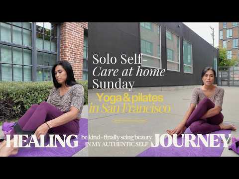 EDITED Bare, Free & Healing 🌿 | Solo BOLD & CAREFREE Yoga Flow & PILATES for Peace, Confidence