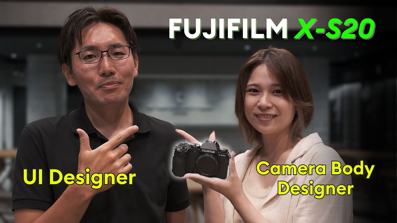 FUJIFILM X-S20 Interview - Camera Body and User Interface Designers ...