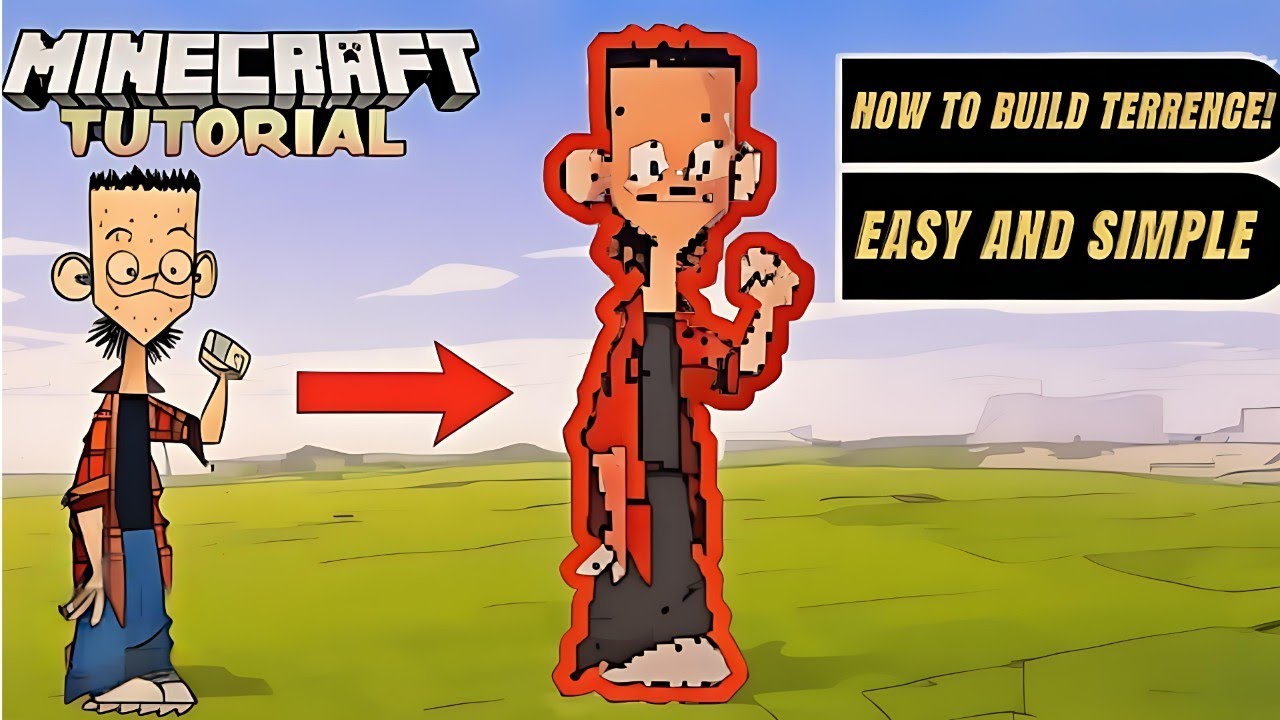 Minecraft: How to build Terrence Easy! To Follow Along and build ...