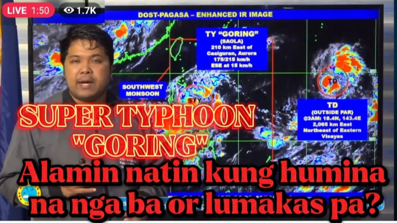 Latest update Ngayon Umaga SUPER TYPHOON GORING August 28,2023 weather ...