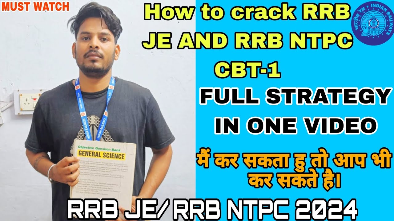HOW TO CRACK RRB JE/NTPC/FULL STRATEGY//BOOK LIST// #railway #rrbje # ...