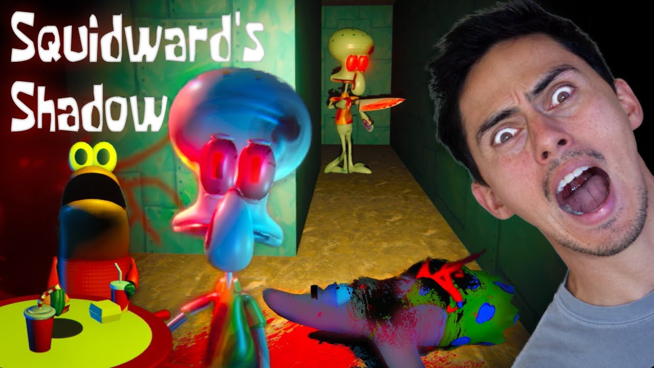 The BEST Sponge Bob Horror GAME!! | Squidward Shadows - YouTube