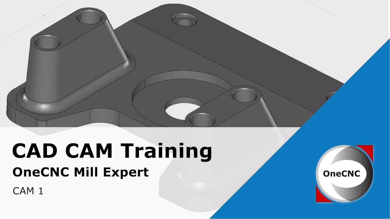 Applying Tool Paths in OneCNC Mill Expert - CAM Training 1 - YouTube