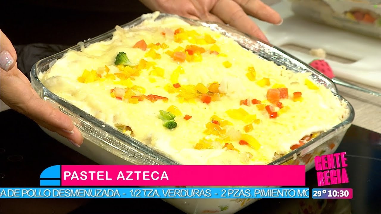 "Pastel Azteca" de la Chef Celia Andrade | Gente Regia - YouTube