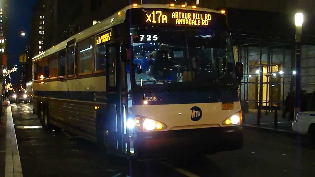 MTA NYCT Bus: 2012 MCI D4500CT X17A Express Bus #2298 at Rector St ...