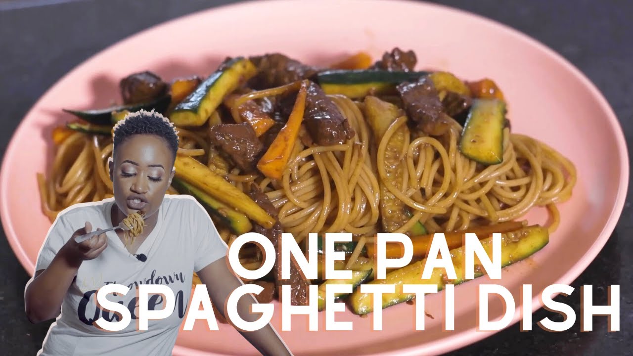 The Easy One Pan Spaghetti that will be HUGE hit at your house! | Miss ...