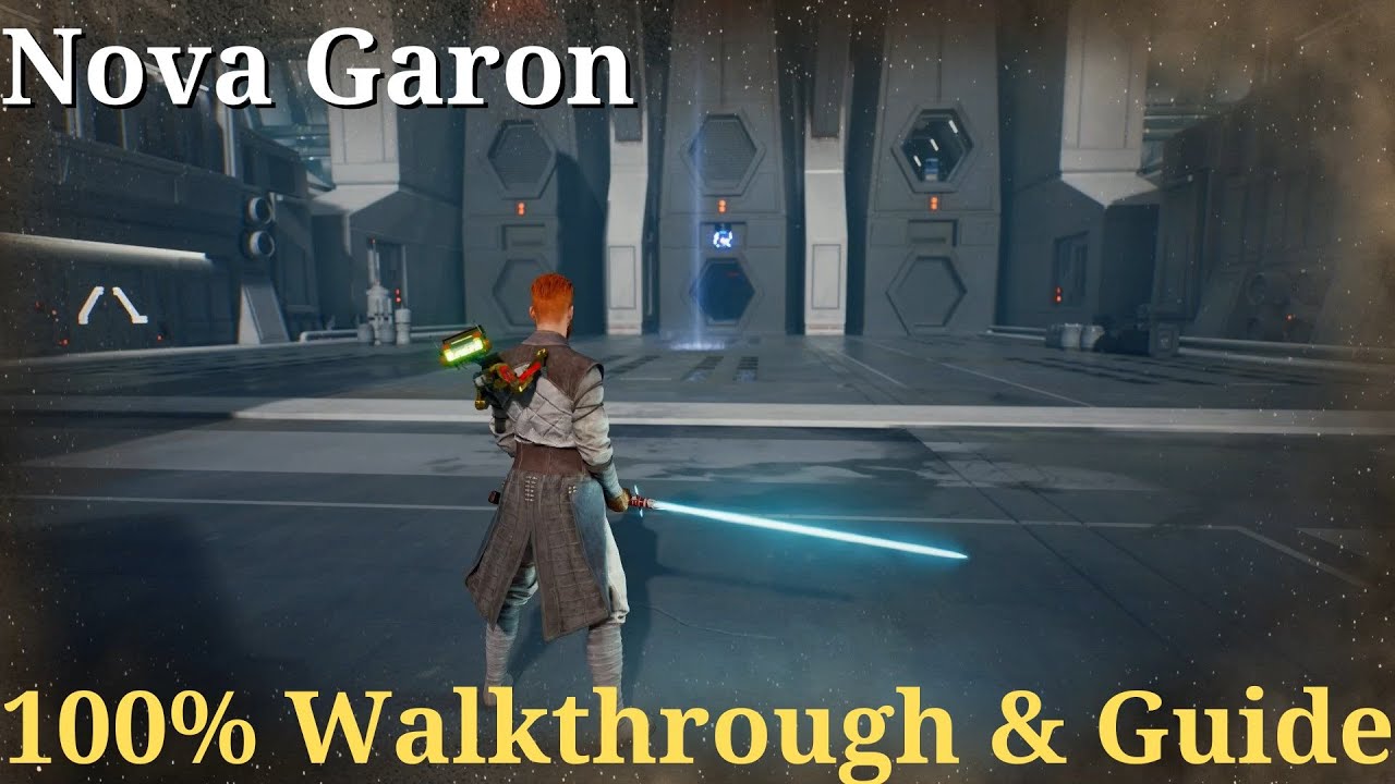 Nova Garon 100% ( Hanger Bay Exterior & Central Command ) Walkthrough ...