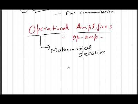Dual input, balanced output, differential amplifier - YouTube