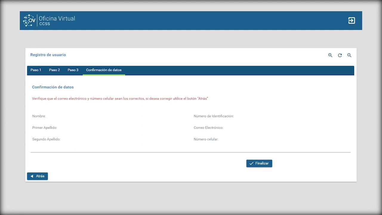 Tutorial para registro en la oficina virtual - YouTube