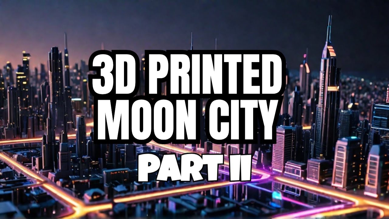 3D Print Live Sream: MOON CITY PART 2 - YouTube