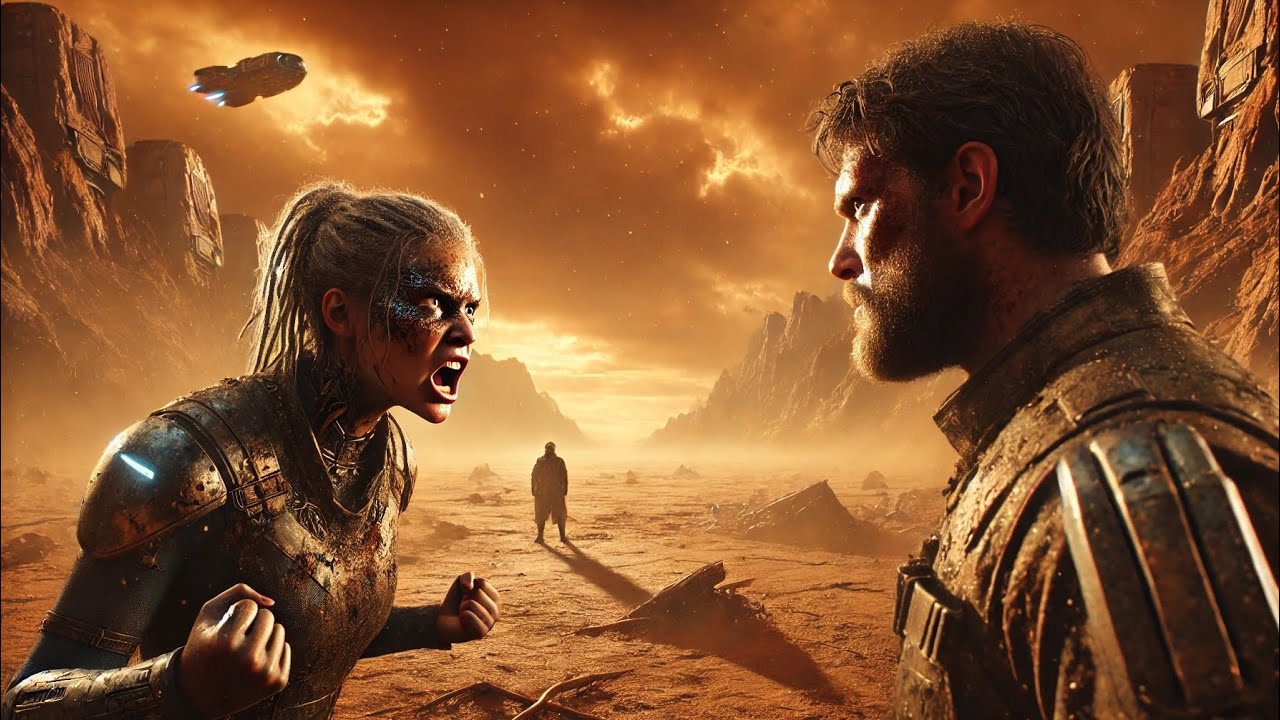 I will never cry for you again, human ”The alien woman got very angry ...