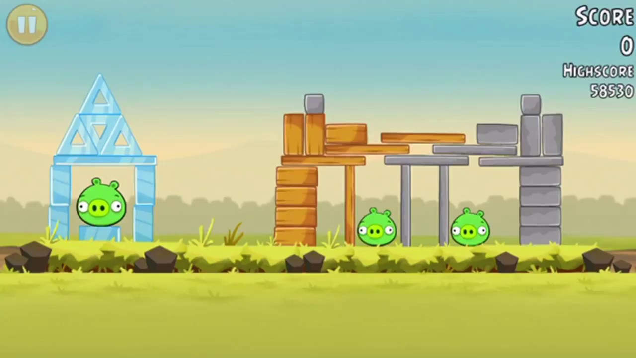 Angry Birds Tutorial Chapter Level 6 - 3 Stars - YouTube