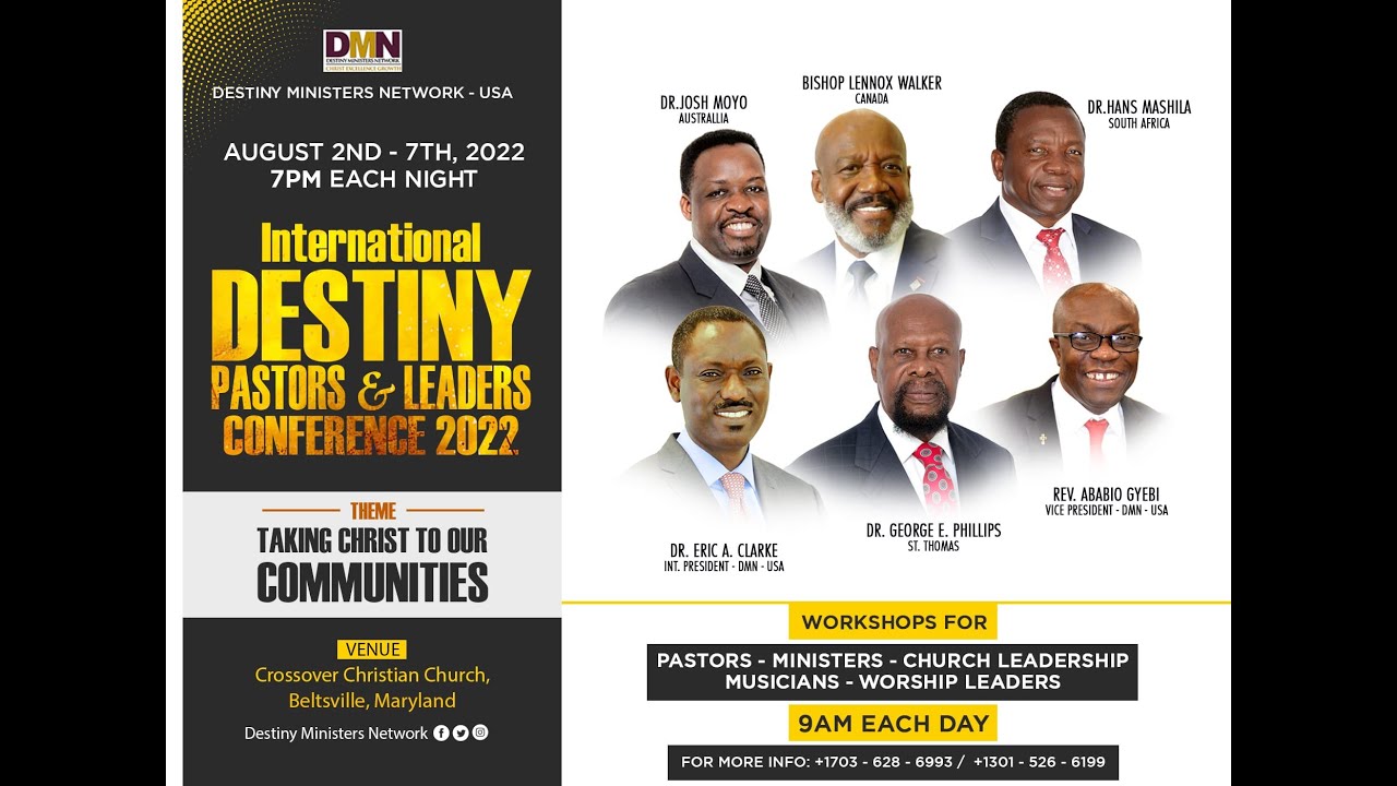 Destiny Conference 2022 Day 4 Evening Session - YouTube