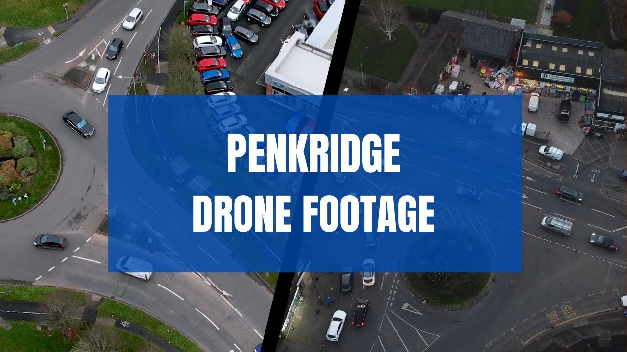 Penkridge Staffordshire - Drone Footage - Market - YouTube