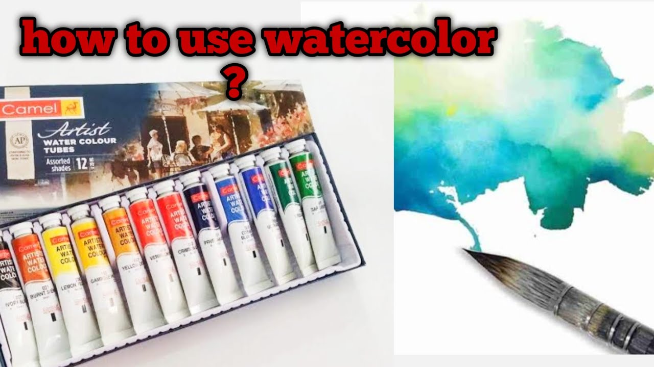 how to use watercolor tutorial of watercolor painting for beginners ...
