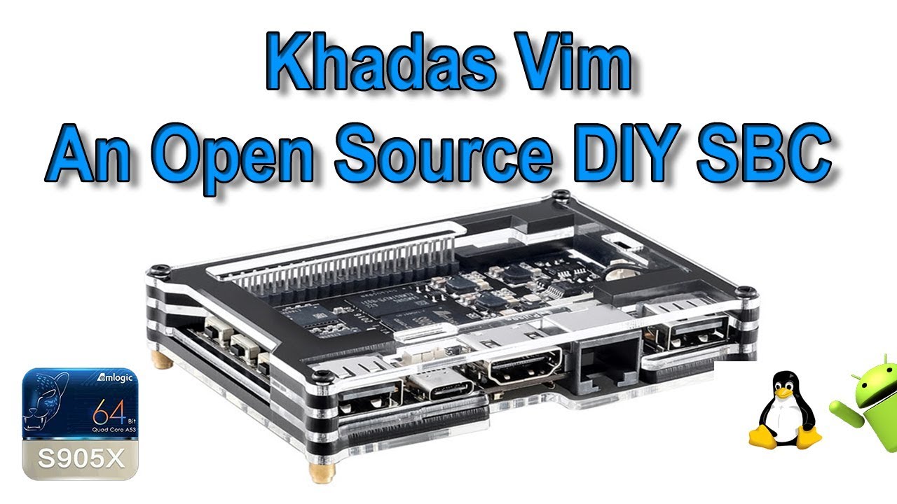 Khadas Vim Quick Look And Benchmarks S905X Open Source TV Box SBC - YouTube