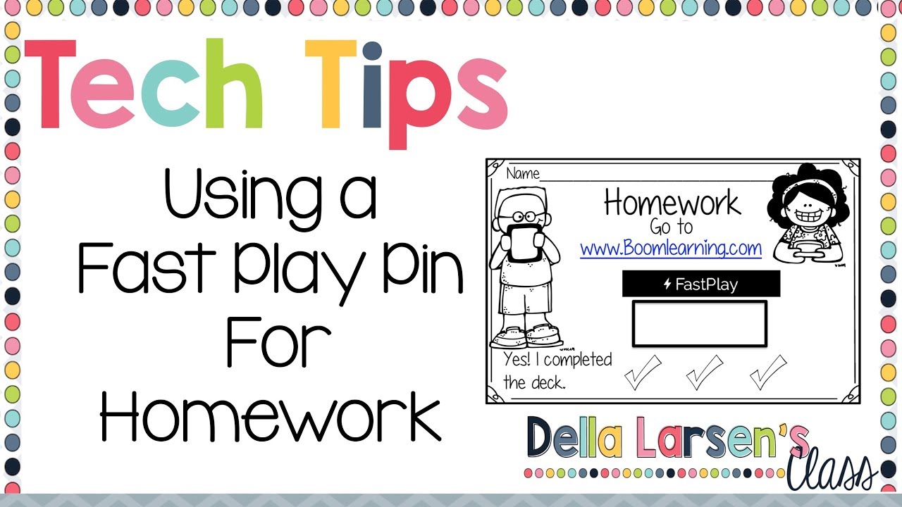 using fast pin for homework - YouTube