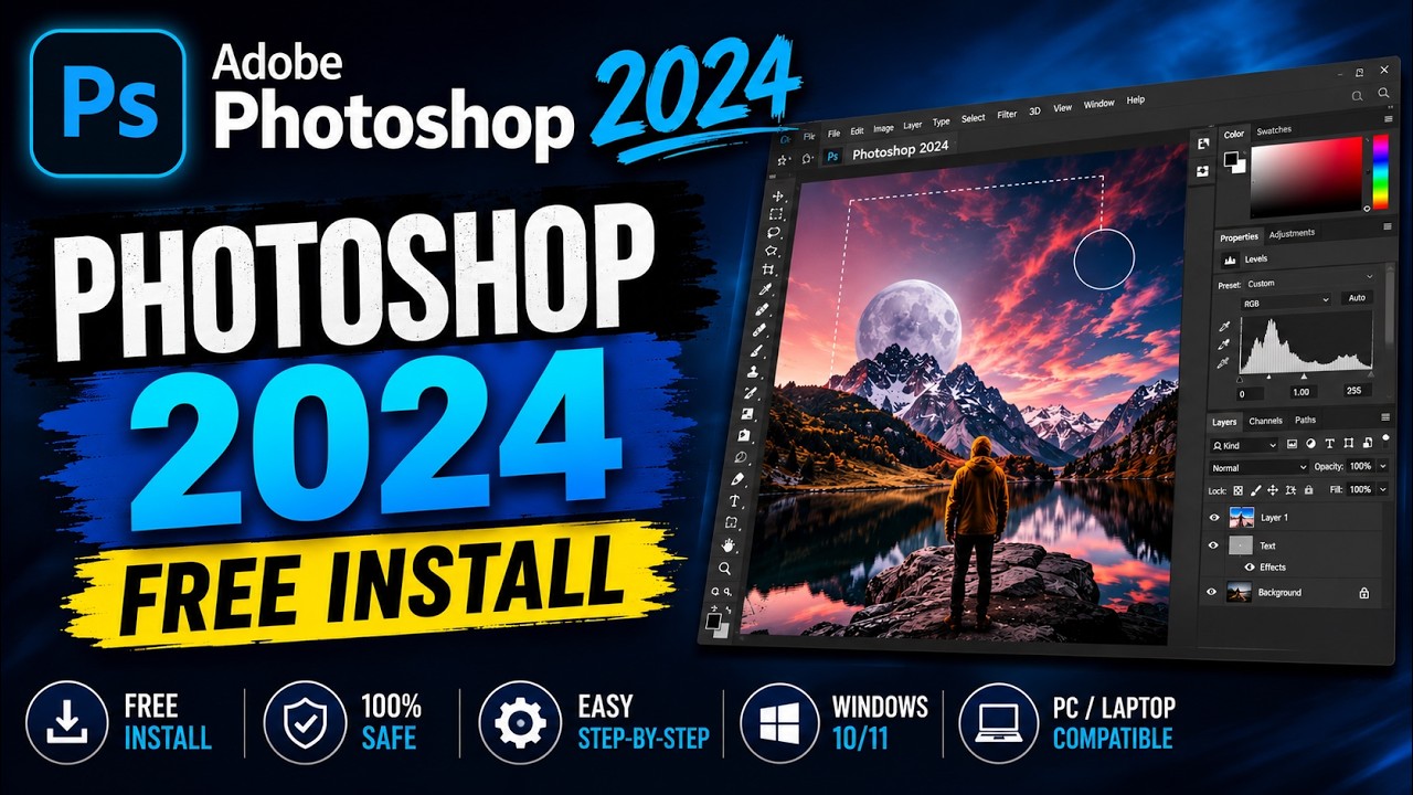 How to Install & Active Adobe Photoshop_2024 On Windows 10 Pc/Laptop ...