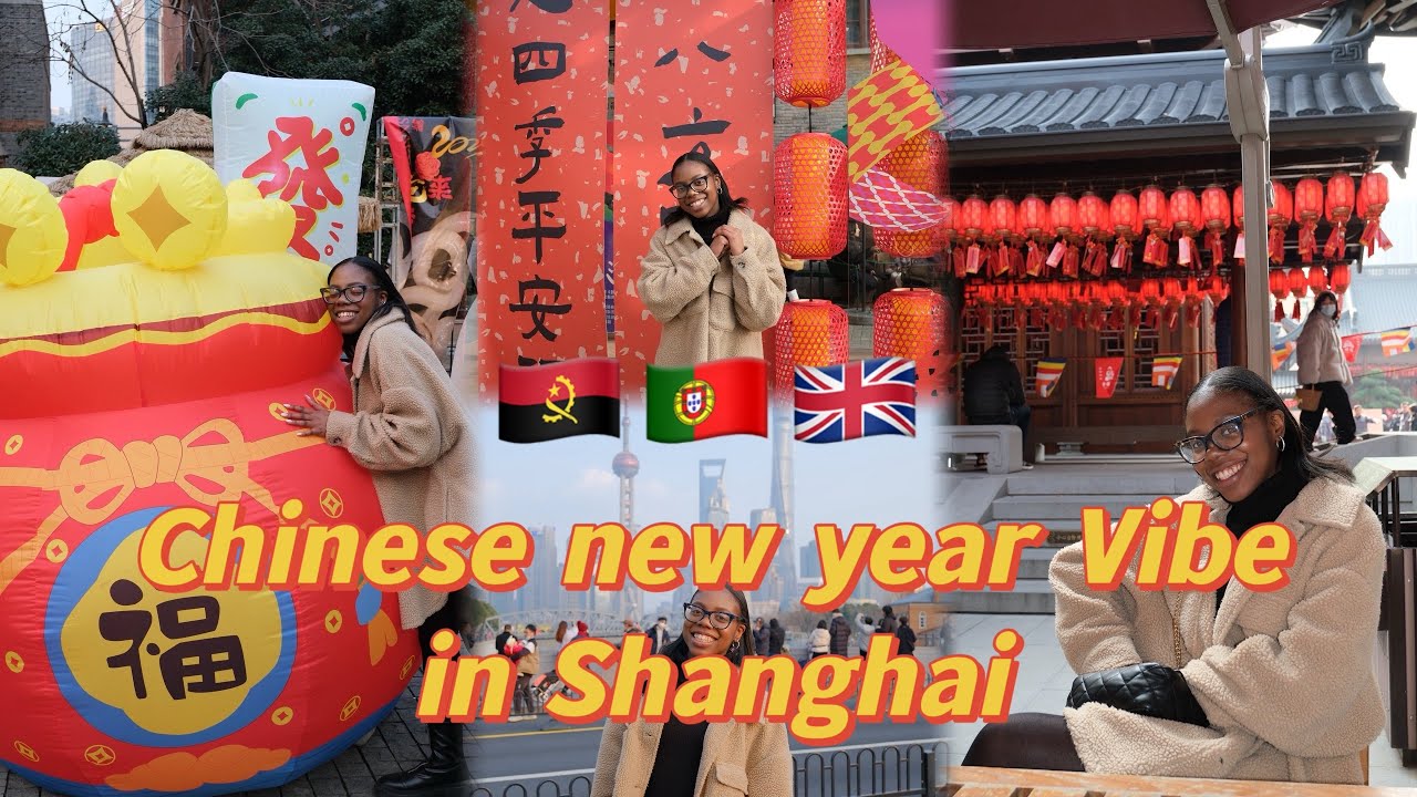Enjoy the Chinese new year vibe in Shanghai - YouTube