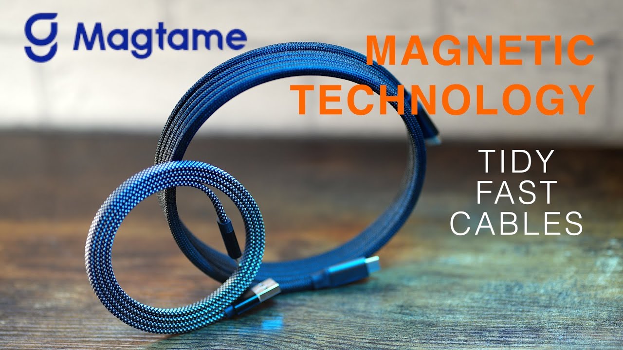 CABLE TIDY - Worlds First Magnetic Coil Tech by MAGTAME - YouTube