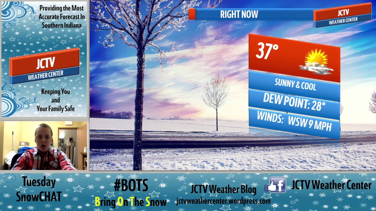 JCTV Weather Center Tuesday SnowCHAT - YouTube