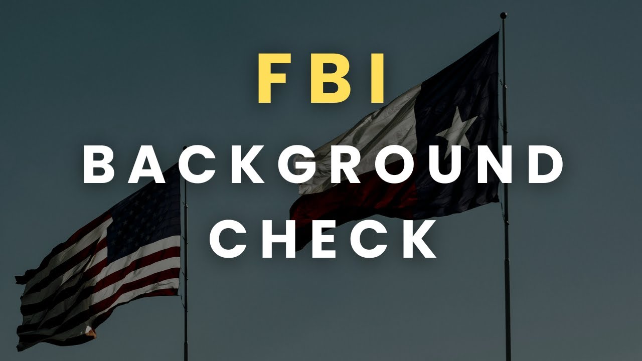 How to get an FBI BACKGROUND CHECK (and get it apostilled) 🇺🇸 - YouTube