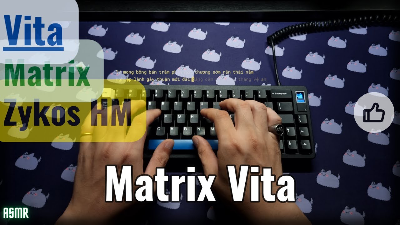 Matrix Vita | Zykos HM | Chilling & Typing ASMR 8mins | KeeBeats - YouTube
