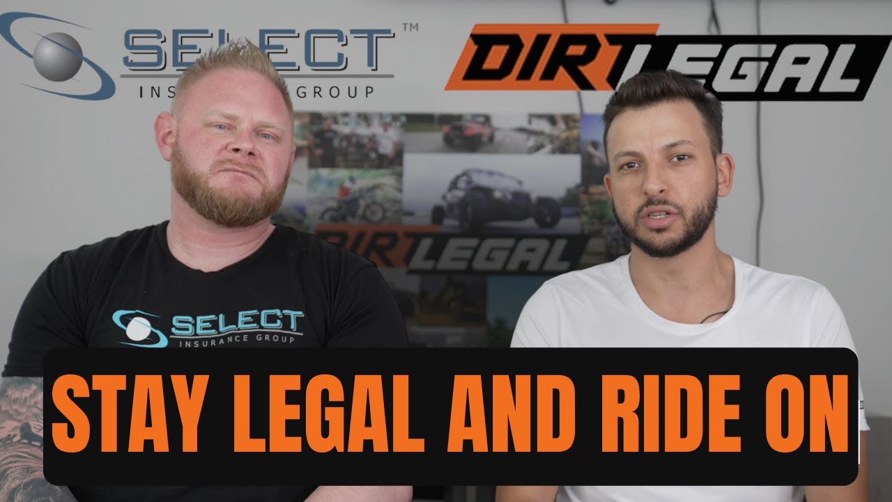 Stay Legal & Ride On w/ DIRT LEGAL - YouTube