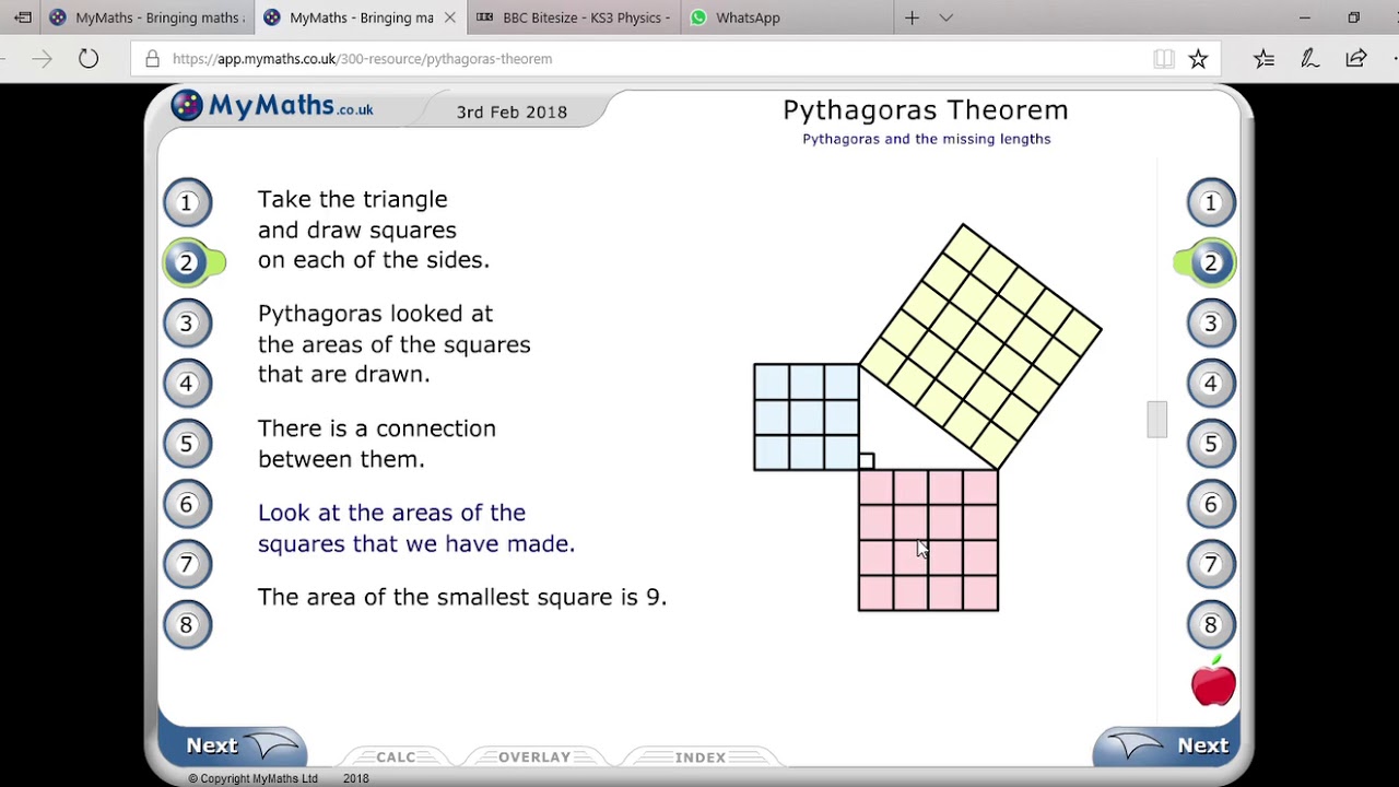 Proof of Pythagoras Theorem I How to find missing length by Pythagoras Theorem - YouTube