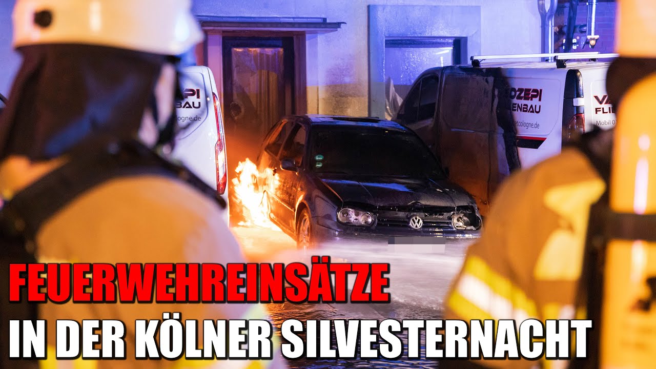 Köln: Feuerwehreinsätze in der Silvesternacht 2022/2023 - Löschgruppe ...