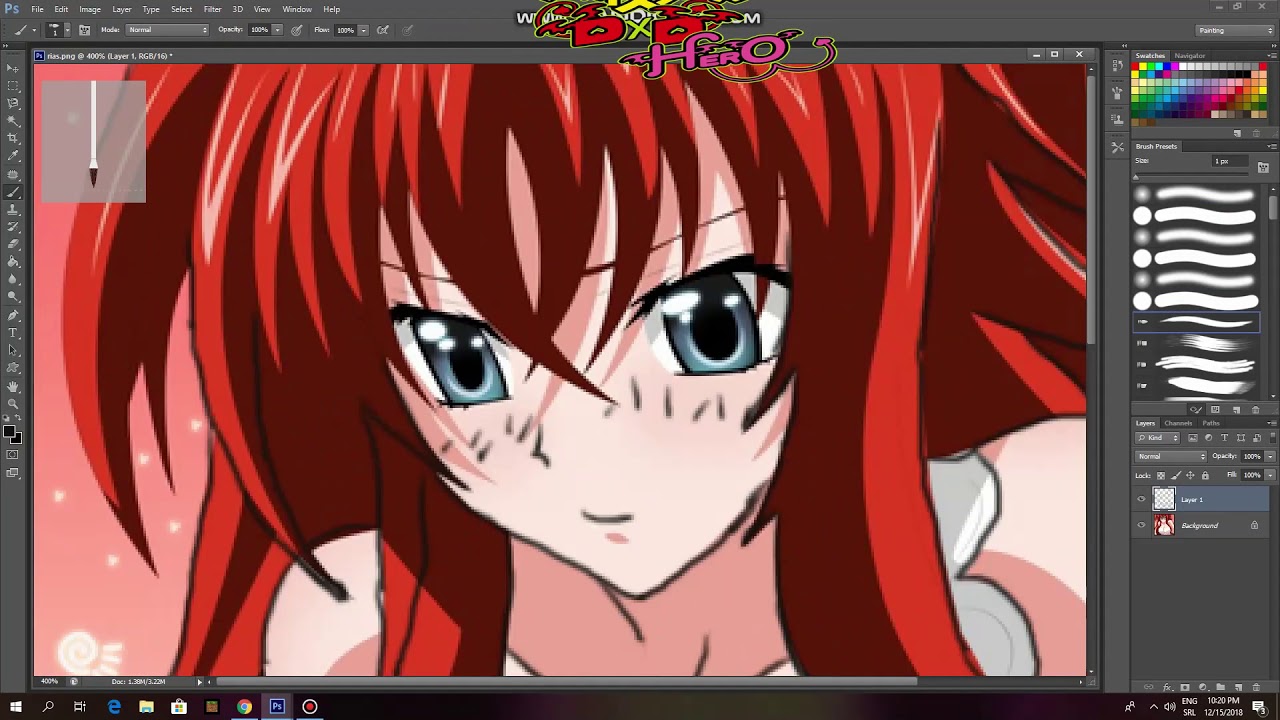 How to draw Rias ? High school DxD - YouTube