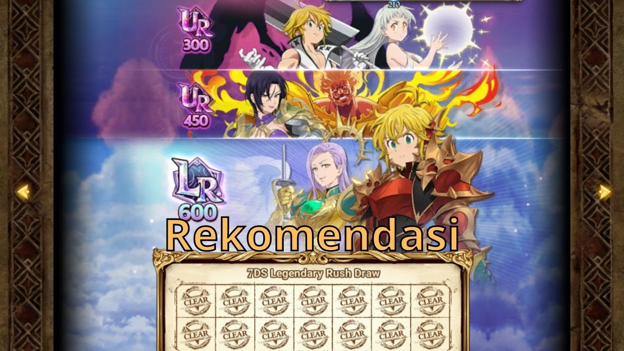 Rekomendasi Hero 7DS The Seven Deadly Sins Grand Cross SDSGC - YouTube