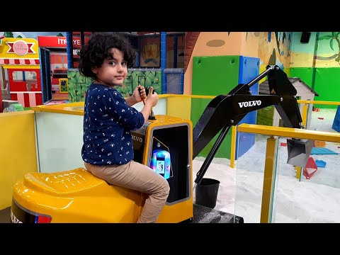 Yusuf Kepçe Operatörü Oldu,Volvo iş Makinesi Kullandı | Eğlenceli Çocuk Videosu
