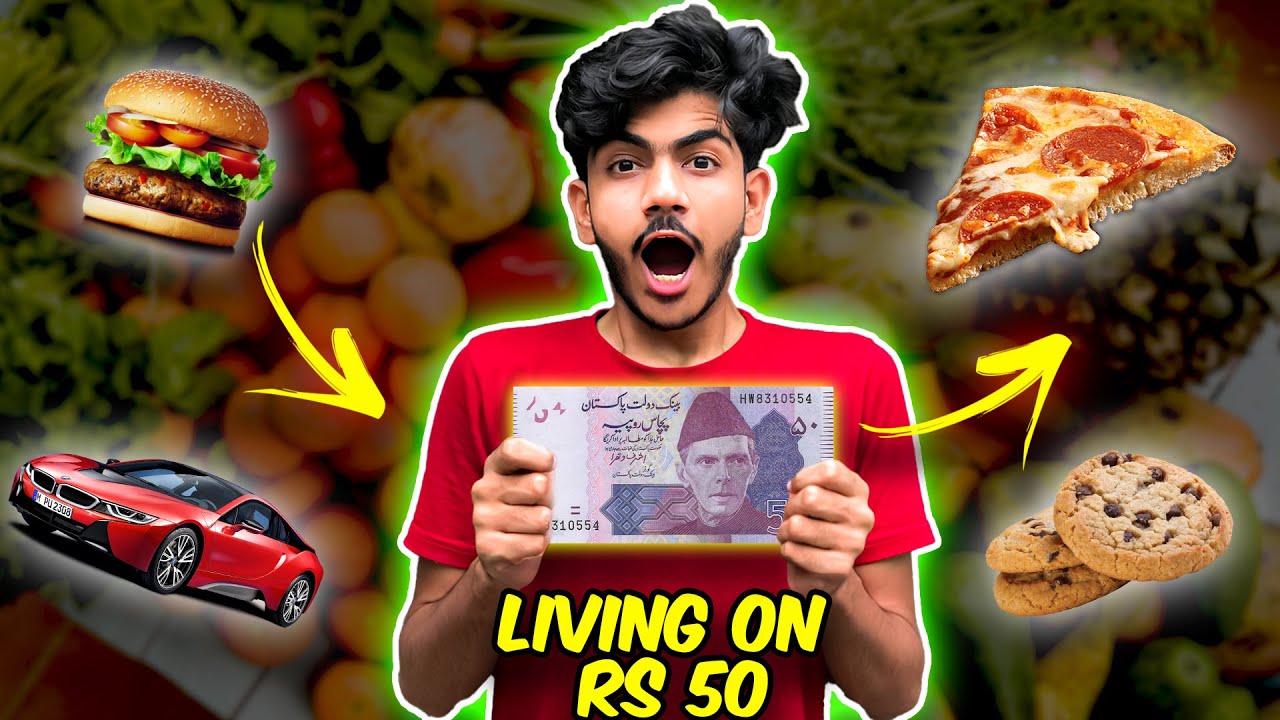 I survived only on 50rs for 24 hours 😱 - YouTube