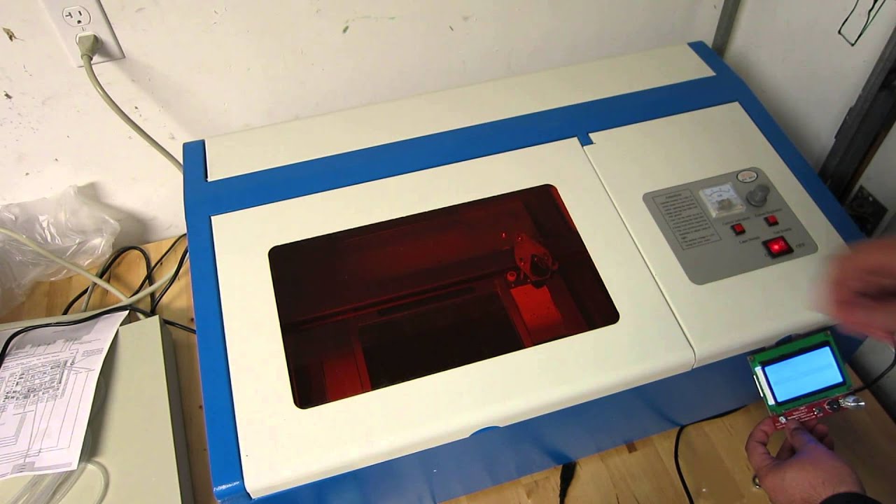 K40 laser demo 1 - YouTube