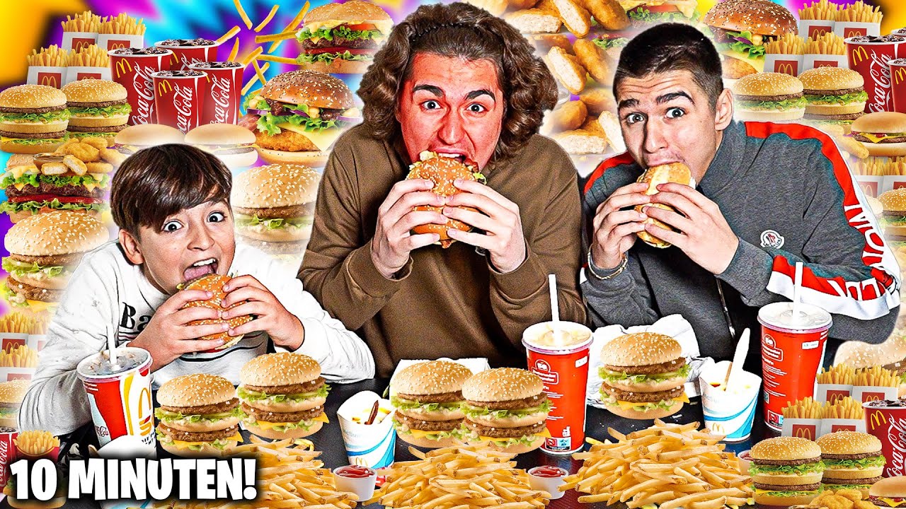 MCs MENU CHALLENGE! - 10 Minuten Zeit - YouTube