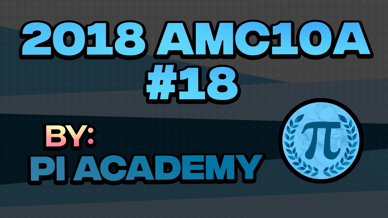 2018 AMC10A Problem #18 [Clever Complementary Counting] - YouTube