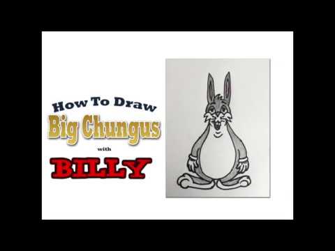 How To Draw Big Chungus - YouTube