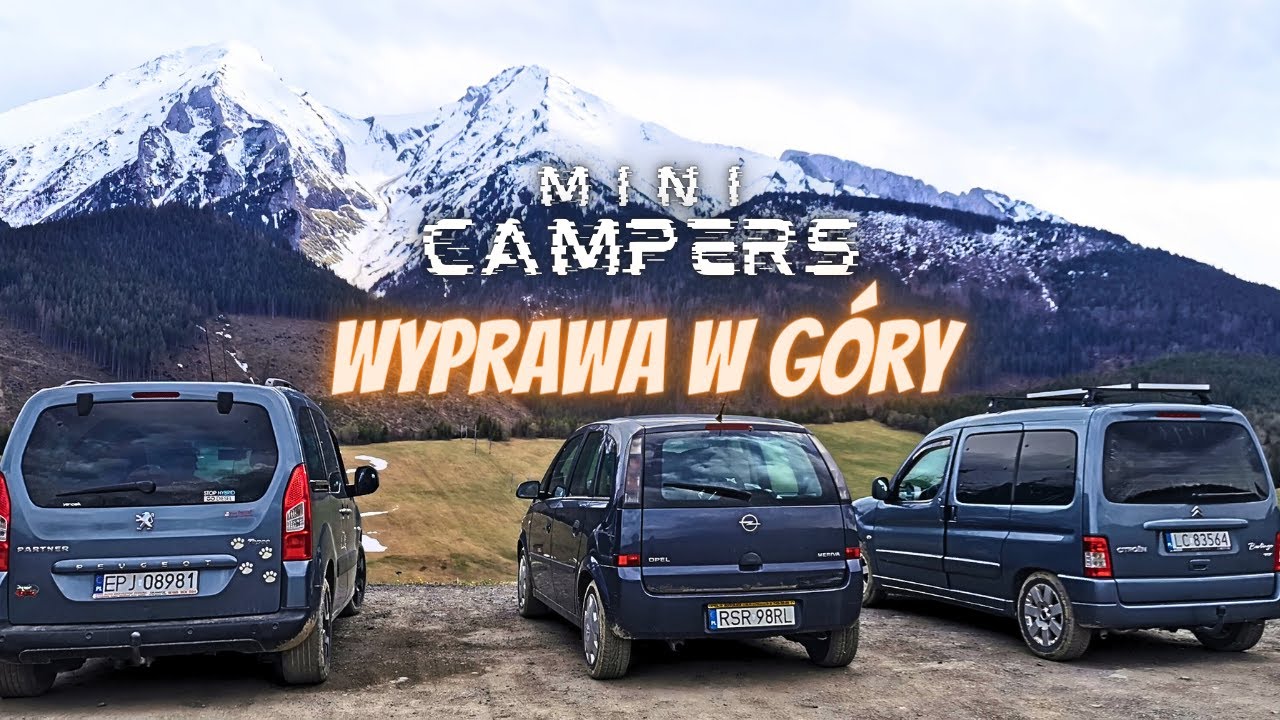 Co nas czeka w górach⁉️ Wyprawa na 3 mini kampery😃 Zaczynamy ‼️ - YouTube