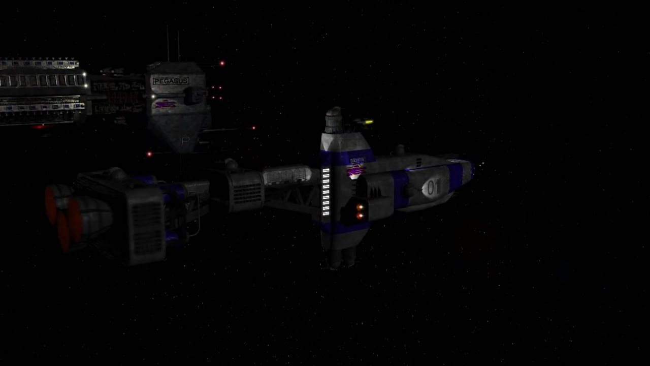 Pegasus and Hyperion Babylon 5 Beauty pass - YouTube