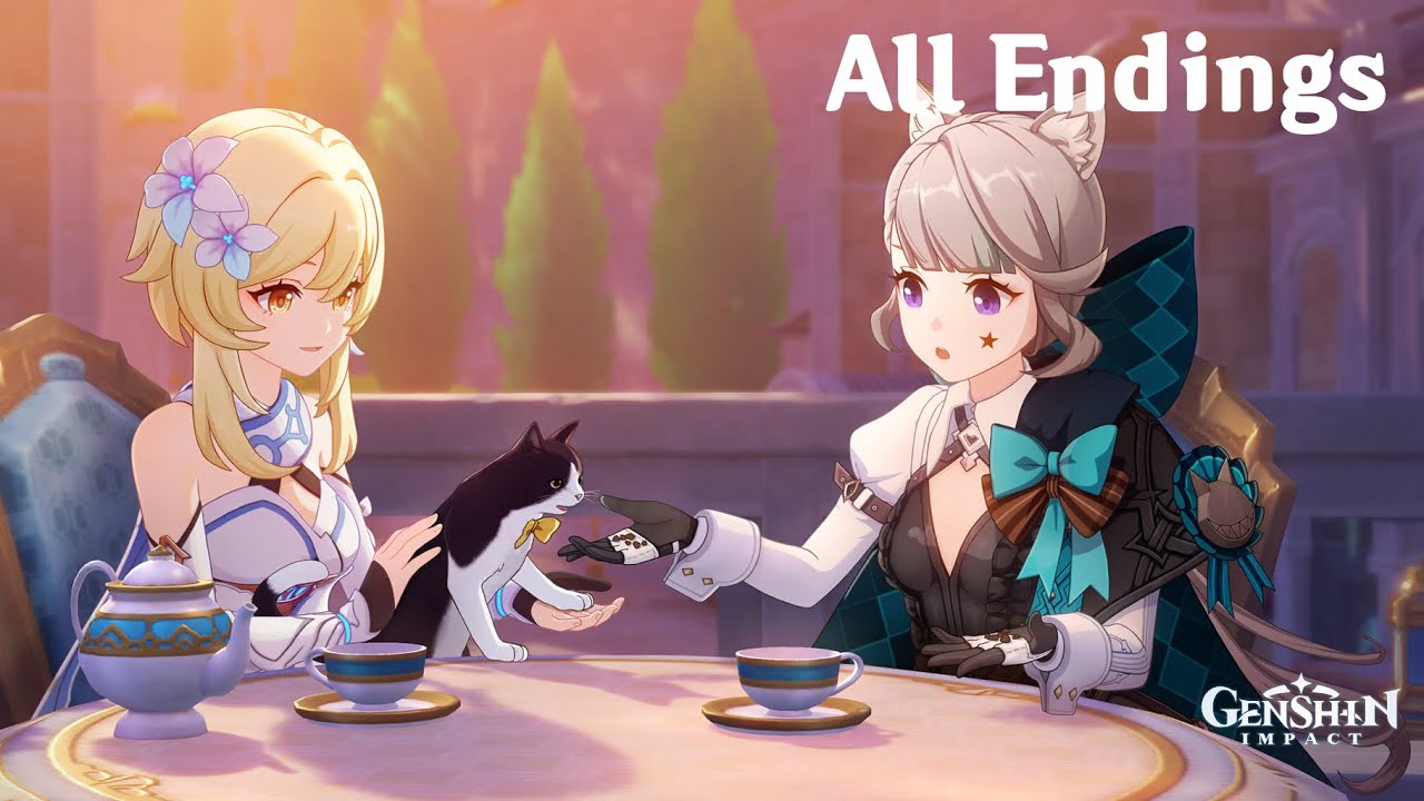 Lynette Hangout Event:All Endings | Checks & Cats | Genshin Impact ...