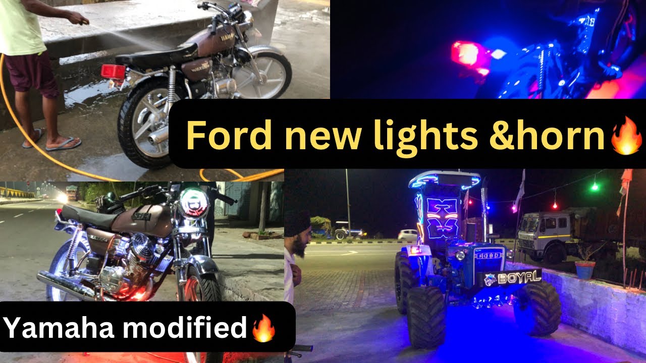 Yamaha RX modified delivered ️ Ford 3600 new light new horn ...