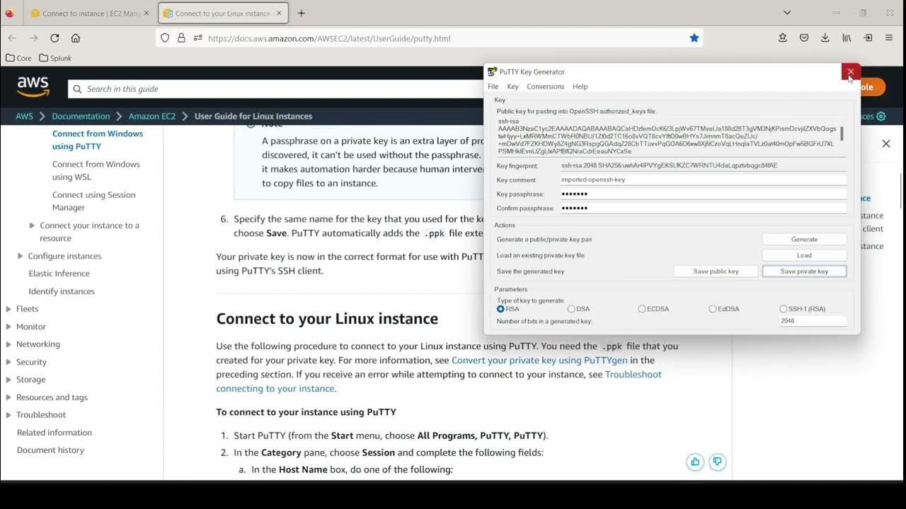 Connect To Ec2 Instance Via Putty Youtube