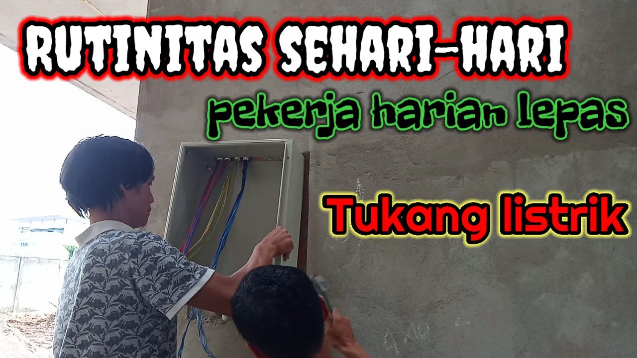 Proses pemasangan box panel listrik - YouTube