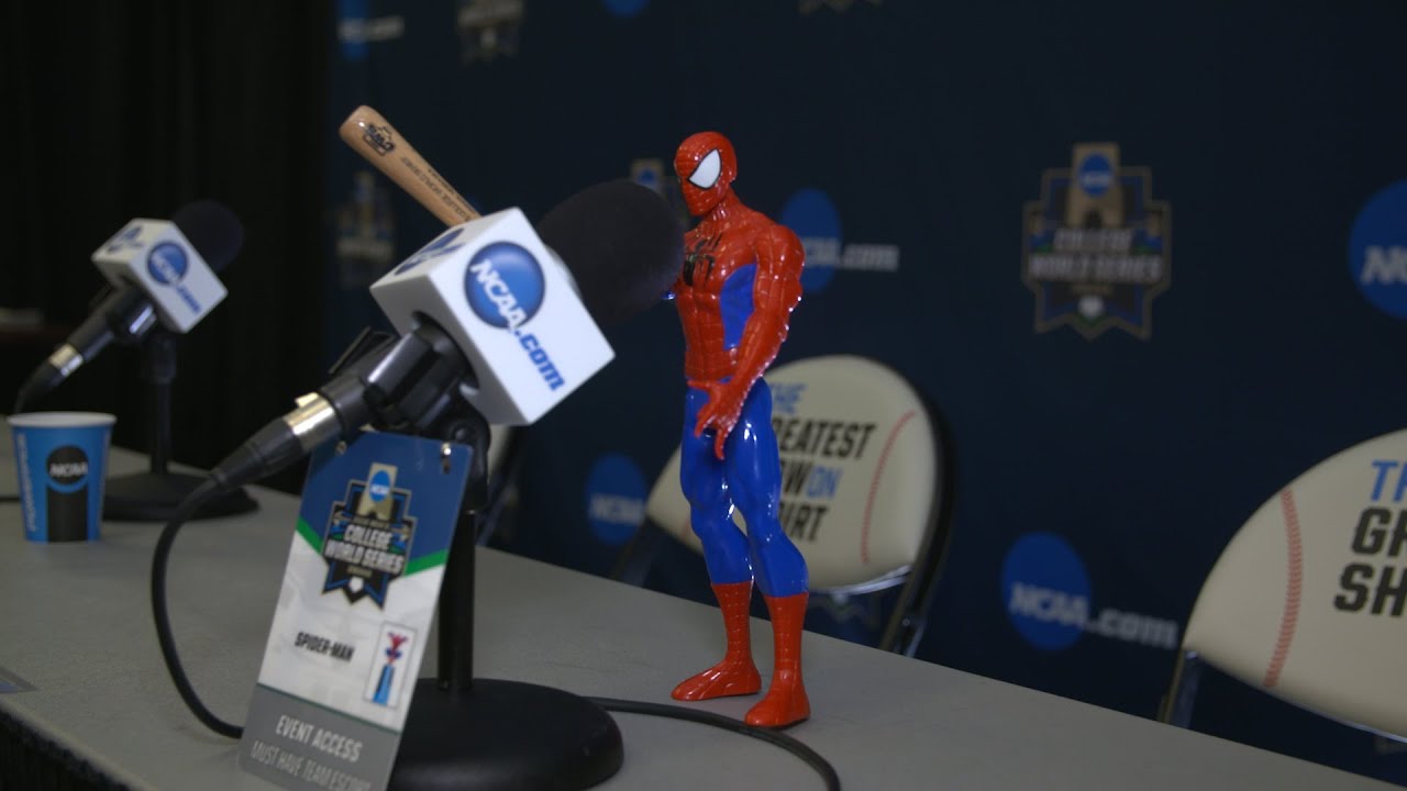 Spider-man Helps out Arizona Baseball - YouTube
