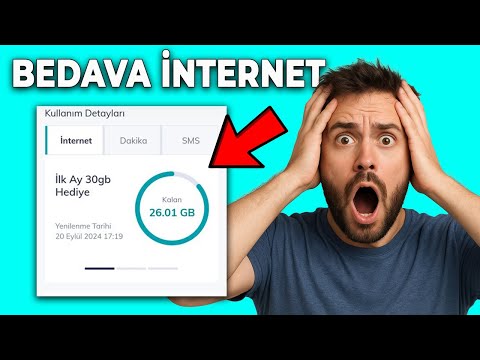 TÜRK TELEKOM BEDAVA 25GB HEDİYE İNTERNET | TÜRKTELEKOM BEDAVA İNTERNET 2025