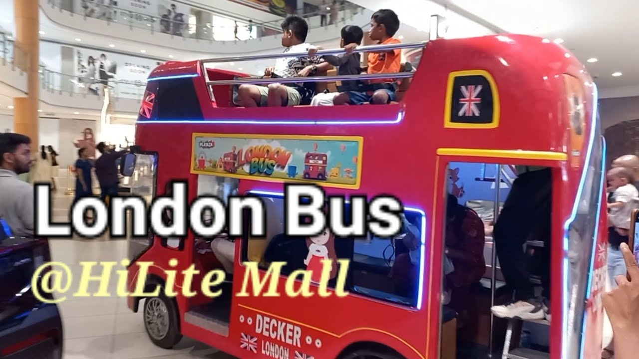 London Bus @ Hi Lite Mall - YouTube