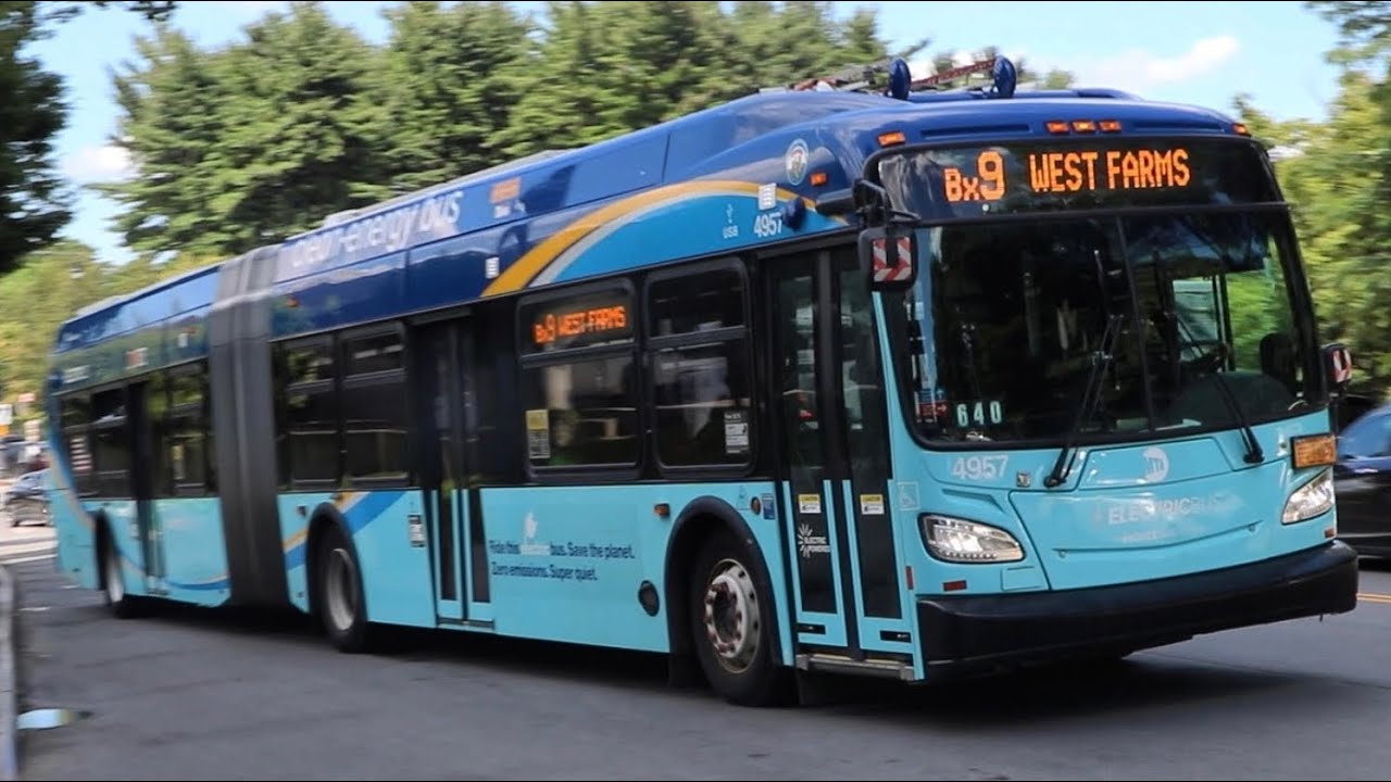 NYCT Bus: 2019 New Flyer XE60 #4957 on the Bx9 in the Bronx and ...