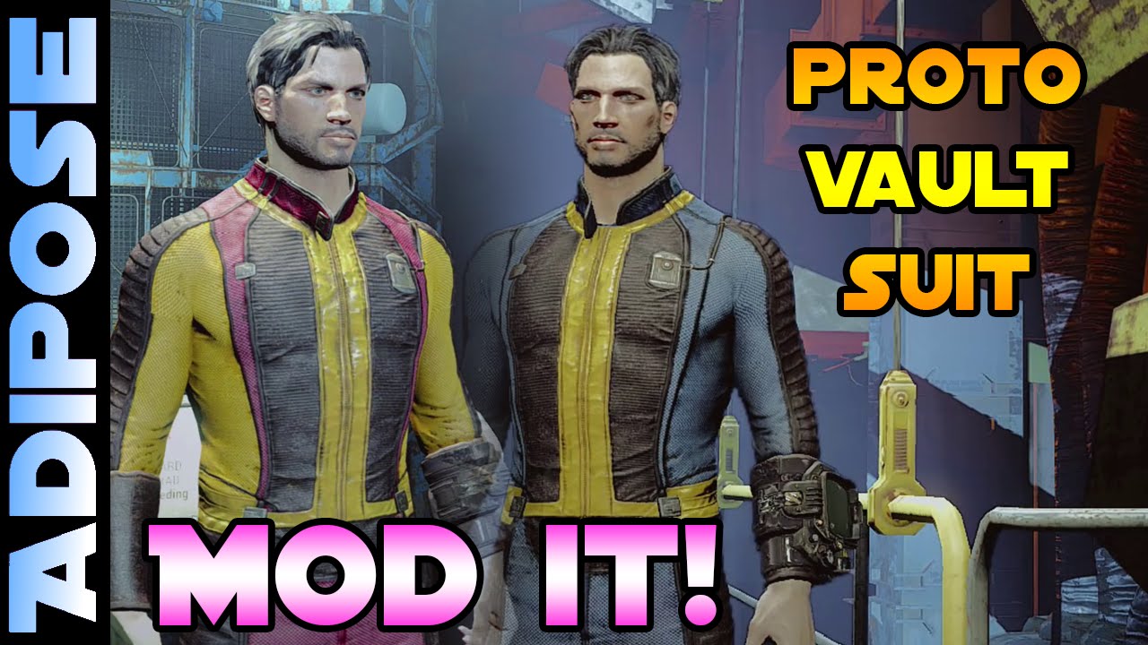 Fallout 4 - Proto Vault Suit - MOD IT! #6 - YouTube